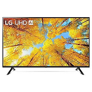 LG 50UQ7570PUJ 50 Inch 4K UHD Smart webOS TV 2022 Bundle with 2 YR CPS Enhanced Protection Pack