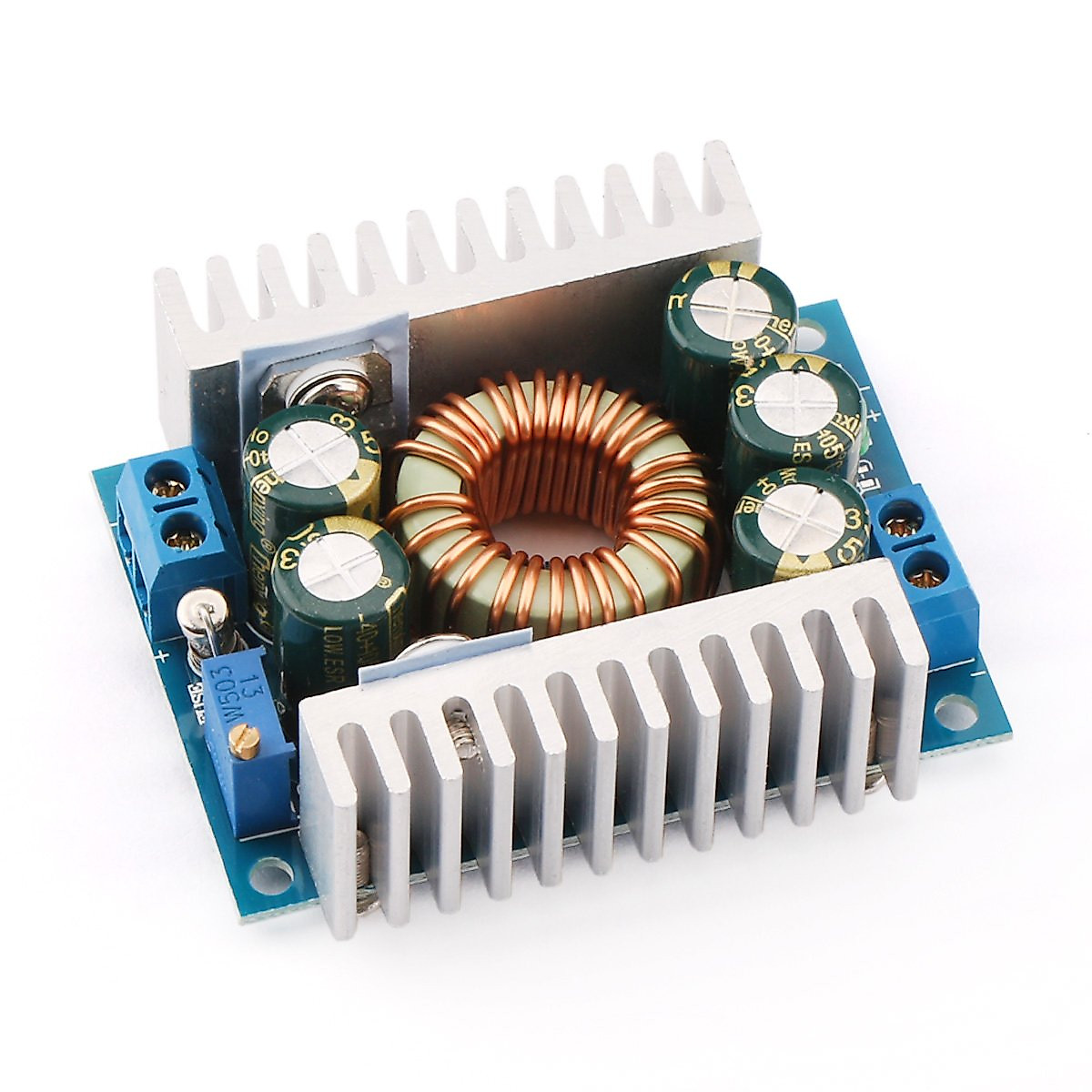 DROK DCDC Buck Converter, DC 5-40V to 1.2-36V Power Supply Step Down Voltage Regulator 36V 30V 24V 12V 5V 3.3V 8A 100W Adjustable Volt Reducer Module