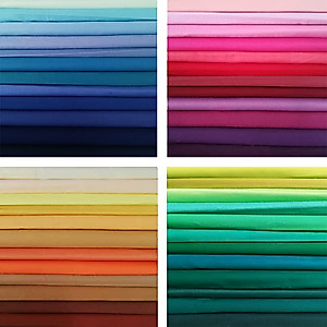 50PCS10" x 10" Quilters Cotton Quilting Fabric Squares Bundles for Sewing