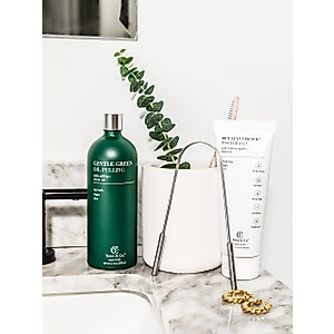 Terra & Co. Gentle Ayurveda Oil Pulling for Teeth and Gums - Vegan Natural Mouthwash No Alcohol or Fluoride to Improve Oral Health - Made with Cold Pressed Plant Oils and Nano Hydroxyapatite - 200ml