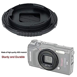 Lens Protector Cover for Olympus TG-6 TG-5 TG-4 TG-3 TG-2 and TG-1 Camera, Rotating Lens Cap, Replaces Olympus LB-T01 Lens Barrier