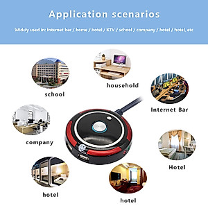 External PC Power Button,Desktop PC Power Button Computer Case Reset Switch External Remote Case Motherboard On/Off Button with Two USB and Audio Ports (160CM)