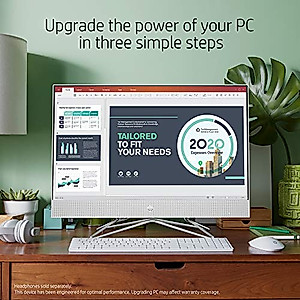 HP 24-inch All-in-One Touchscreen Desktop Computer, Intel Core i7-1065G7 Processor, 16 GB RAM, 512 GB SSD, Windows 10 Home (24-dp0180, Silver)