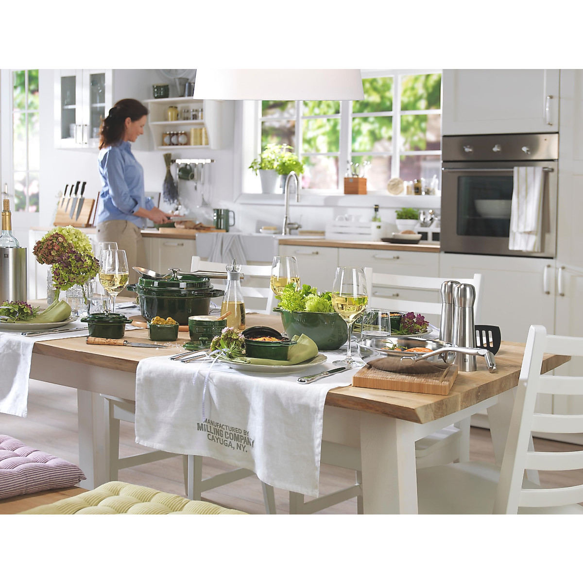 Staub Round 5qt. Cocotte in Basil