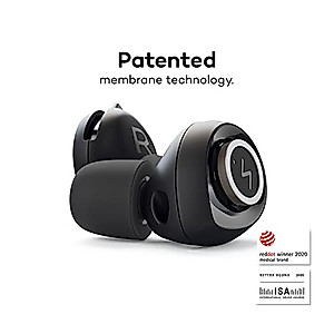 Minuendo high fidelity acoustic earplugs | Hearing protection for musicians | Adjustable dB attenuation ear plugs | Made in Norway | Award winning design | Suitable for concerts, gigs, working Black