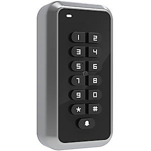 UHPPOTE RFID Door Access Control Keypad Card Reader 125KHz Waterproof with Wiegand 26 bit Interface
