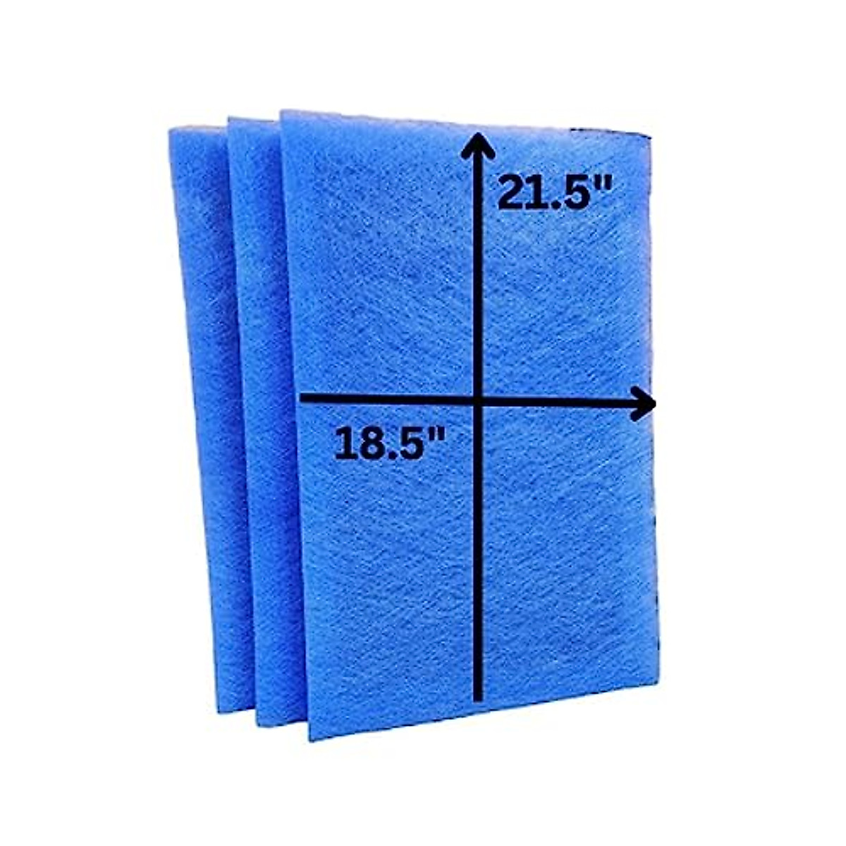 3 Pack 20x24 Dynamic Air Cleaner Replacement Filter Pads Actual Size of The filter is 18.5x21.5