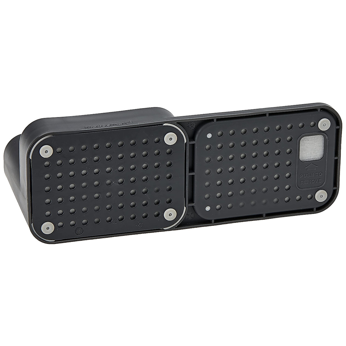 madesmart Sink Station-Granite, Drying Stone Collection, 3 Compartment, Accelerates Moisture Evaporation, Natural & Mineral Materials, Non-Slip Base