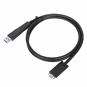 Targus USB-C Male to USB-C Male Cable with Screw and USB-A Tether, 1M Length for Secure and Reliable Connectivity, Compact Design for Travel (ACC1133GLX)