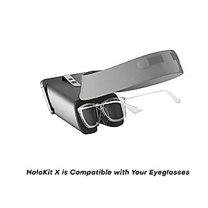 HoloKit X - Stereoscopic AR Headset for iPhone - Metallic Gray (1pc Included)