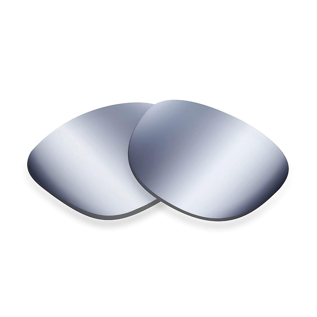 Sunglass Fix Replacement Sunglass Lenses Compatible for Ray-Ban RB4165-F Justin 54mm (Polarized SFx Ultra Flash Silver Mirror Black Pair)