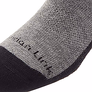 Peruvian Link Alpaca Hiking Socks Treated With Aloe Vera (Black/Silver, Large)