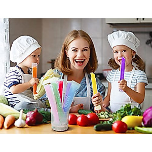 150 Pack Popsicle Bags, Ice Pop Bags for Kids Adults, BPA Free Freezer Tubes with Zip Seals, Disposable Ice Popsicle Molds Bags with Funnel for DIY Healthy Snacks, Yogurt, Juice and Fruit Smoothies