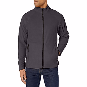 CLIQUE Men's Summit Full-zip Microfleece, Charcoal, 5X-Large