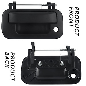 carleef Car Tailgate Handle,One Piece Molding Tailgate Latch Assembly Replaces OEM#79606 8L3Z-9943400-AA,Standard Car Accessories Tailgate Lock Compatible with Lincoln Ford F150 F250 F350