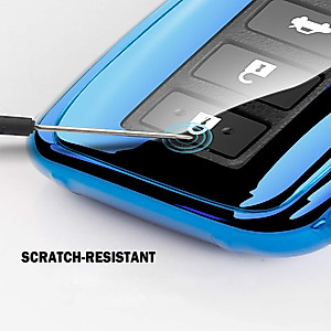 K LAKEY Key Fob Cover Without Lexus Logo,Suitable for Lexus 2013-Up RX is ES GS LS NX RS GX LX RC LC Key Fob,Smart Car Key Soft TPU Case Keyless Shell