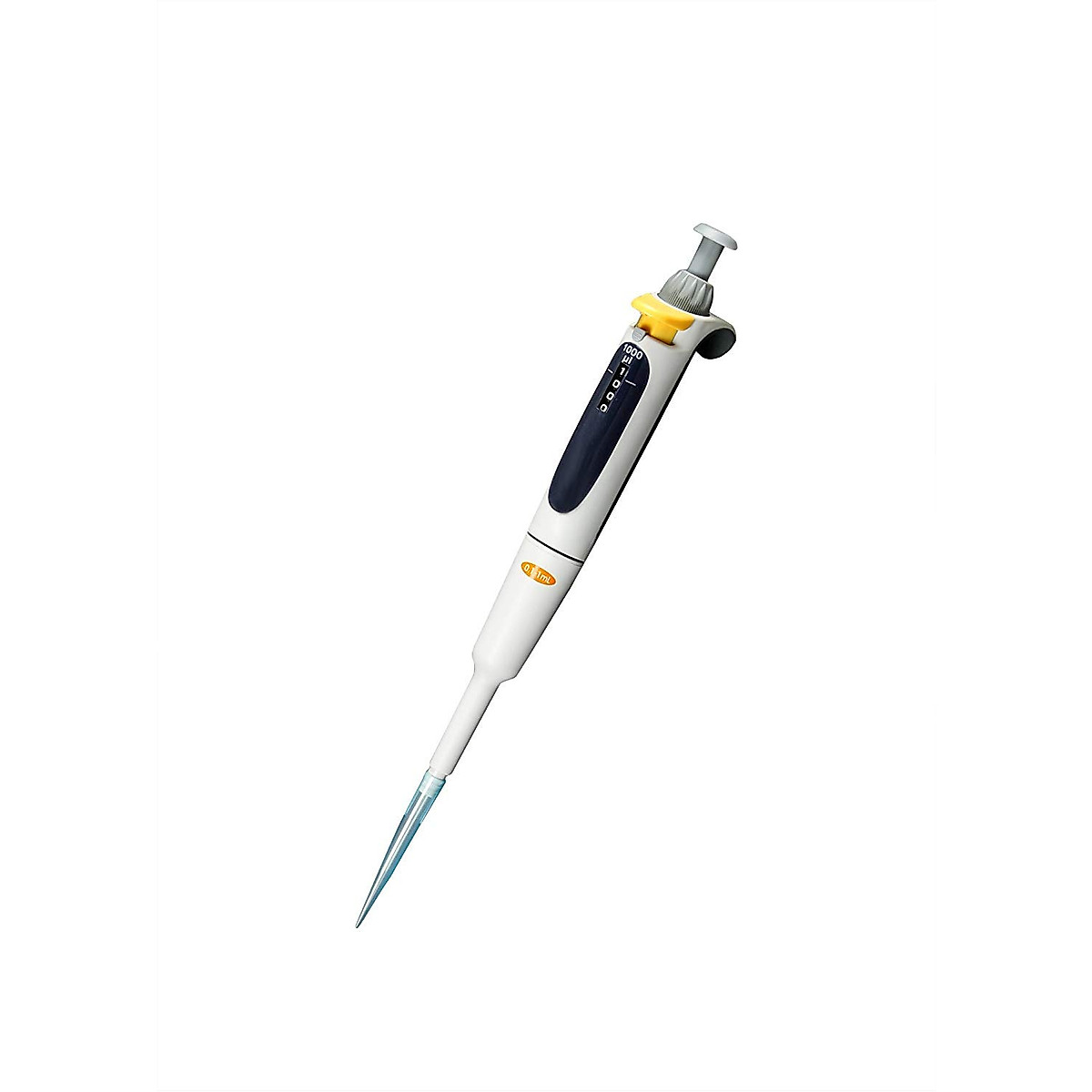 Vision Scientific VS-TP1000H Variable Volume Micropipette 100-1000µL x 1µL | True One-Handed Operation | 4-Position Volume Display | Volume-Change Protection