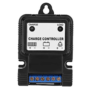 Solar Controller,Plastic PWM 6V/12V 3A Portable Solar Panel Charger Controller Regulator with LED Indicator New