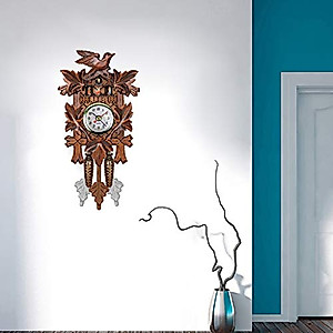 RTUGOVT Handcrafted Wood Cuckoo Wall Clock for Home Kids Room Decor Home Decoration