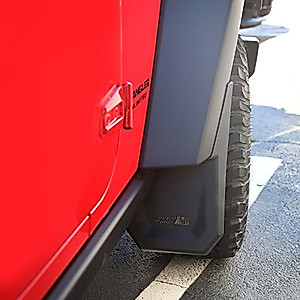 Rugged Ridge | Splash Guard Kit, Rear | 11642.12 | Fits 2007-2018 Jeep Wrangler JK