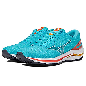 Mizuno Women's Wave Inspire 18 Running Shoe, Turquoise, 8