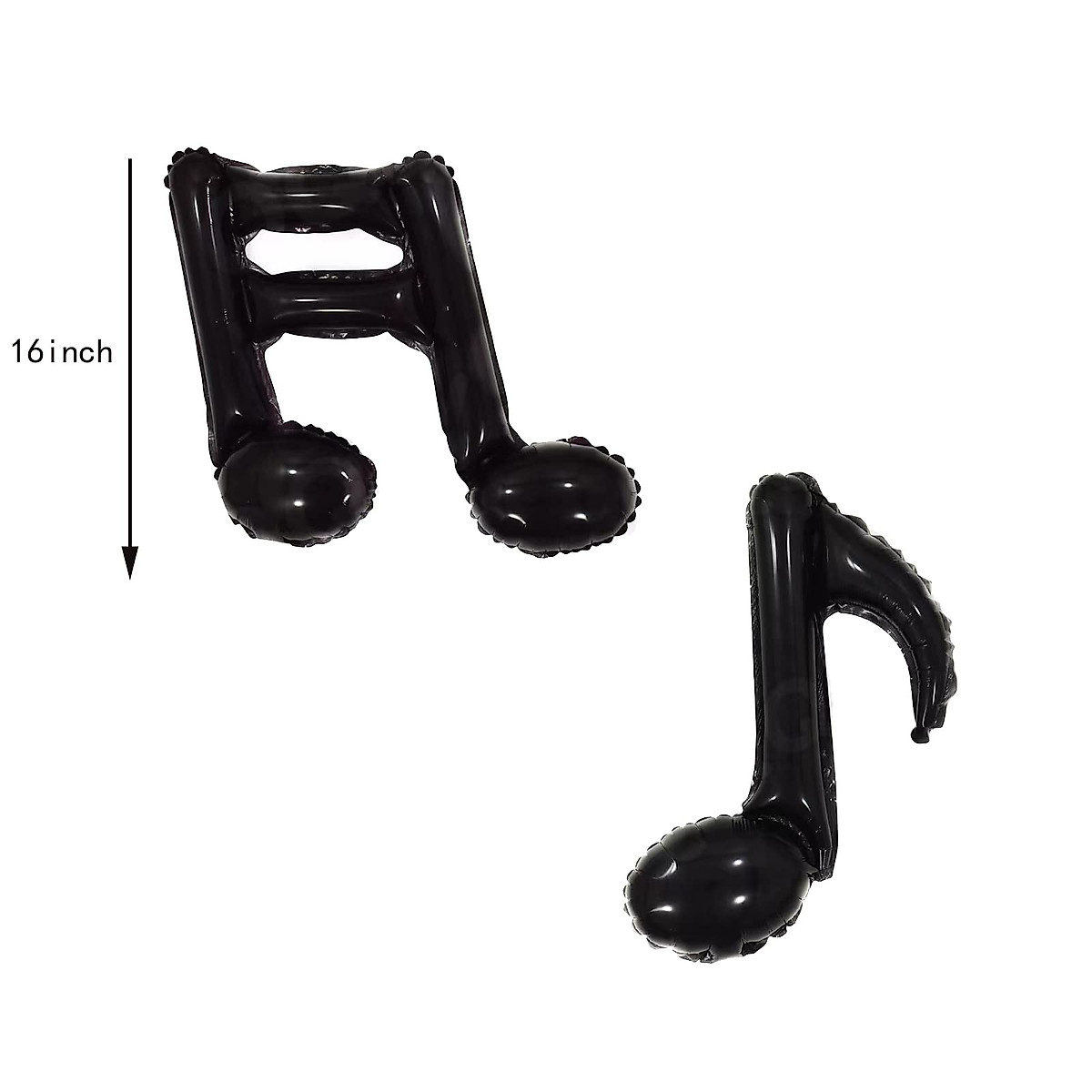 10 Pieces Music Note Foil Mylar Balloons Music Note Aluminum Foil Balloons Music Party Decorations for Music Themed Party Birthday Baby Shower Home Outdoor Party Celebrations