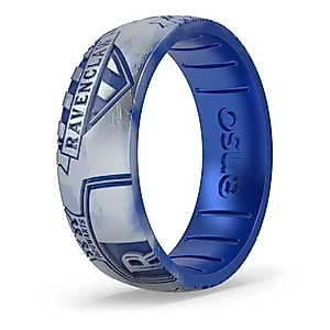 Enso Rings Wizarding World of Harry Potter Collection - Comfortable Silicone Rings - Ravenclaw - 11