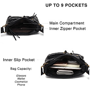 Scarleton Purses for Women, Crossbody Bags for Women, Crossbody Purse with Multiple Pockets, Mothers Day Gifts Purse Medium, H183313L - Green