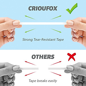 CRIOUFOX Refillable Correction Tape, Retractable White Out Tape, 4 Pcs Easy to Use Applicator for Instant white out correction tape, White Out for Shoocl Office