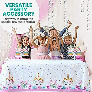 Unicorn Themed Birthday Party Plates Supplies