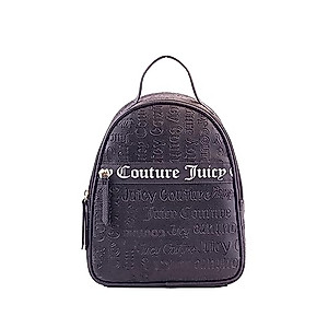 Juicy Couture Our Lips Are Sealed Medium Backpack Black One Size