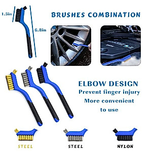 Amor En Casa 25Pcs Car Detailing Brush Set Auto Detailing Drill Brush Kit - Car Cleaning Tool Kit - Car Wash Brush for Interior Exterior Wheels Dashboard