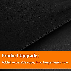 TAIMIT Black Queen Size Comforter Set - 7 Pieces, Bed in a Bag Bedding Sets with All Season Soft Quilted Warm Fluffy Reversible Comforter,Flat Sheet,Fitted Sheet,2 Pillow Shams,2 Pillowcases