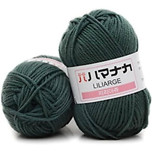 Double Knitting Yarn 25G Crochet Yarn Craft Making Knitting Yarn Balls Perfect for Arts & Crafts Random Color Dependable Performance Black