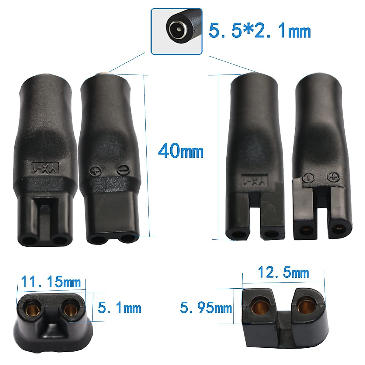 rgzhihuifz USB Adapter is Suitable for a Variety of Electric Hairdressers, shavers, Beauty Instruments, purifiers, Table Lamps and Others 5521 Adapter，Charging Adapter for Various Small appliances…