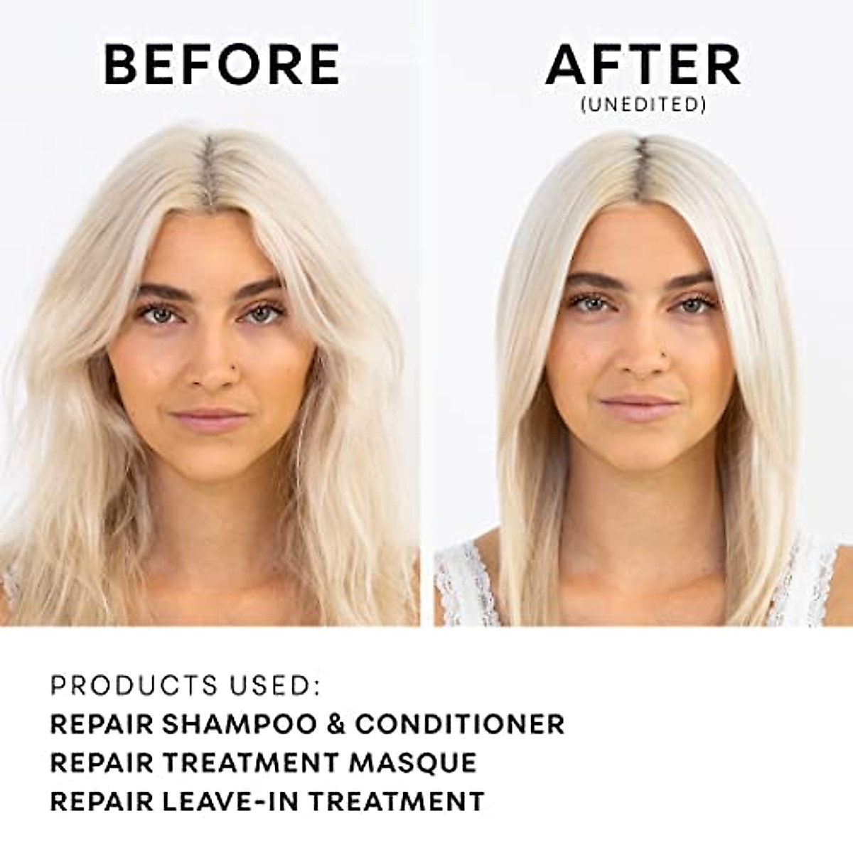 NATURELAB. TOKYO Perfect Repair Leave-In Treatment: Leave-In Foam Hair Treatment to Repair Dry, Damaged, Color Treated Hair I 4.9 FL OZ / 145 ml