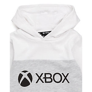 Xbox Hoodie Boys Kids Game Console logo Grey Hooded Sweatshirt Merchandise 10-11 Years