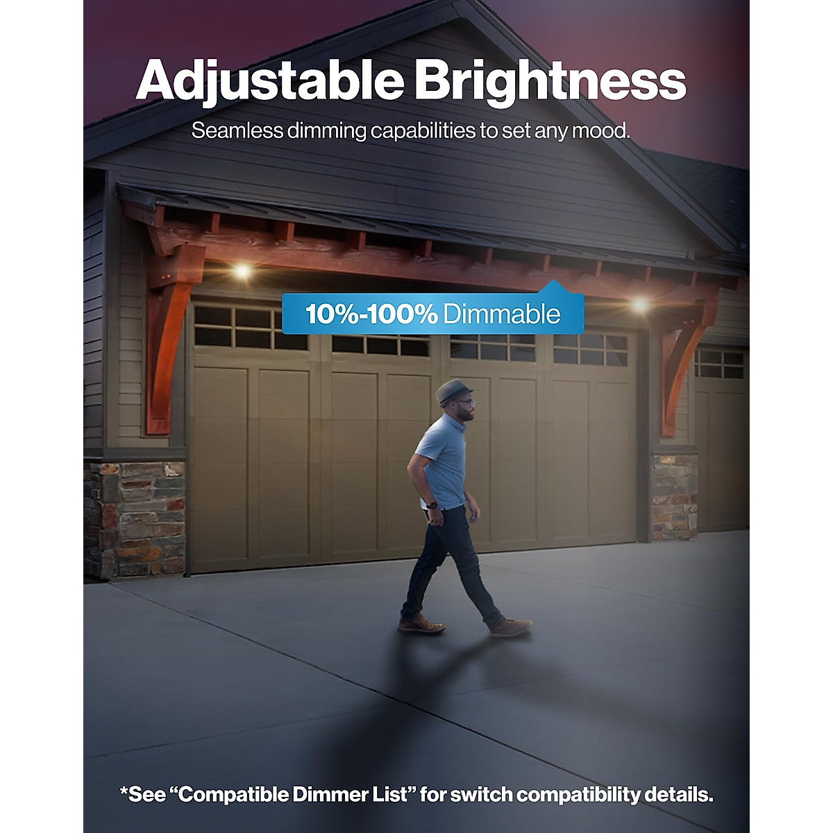 Sunco 6 Pack 1800 Lumens Outdoor LED Flood Light Waterproof PAR38 LED Bulb Dimmable, 15W=150W 5000K Daylight, E26 Base, UL Listed