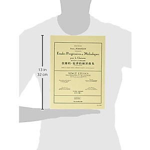 JEANJEAN: 20 ETUDES PROGRESSIVES ET MELODIQUES VOLUME 1 CLARINETTE