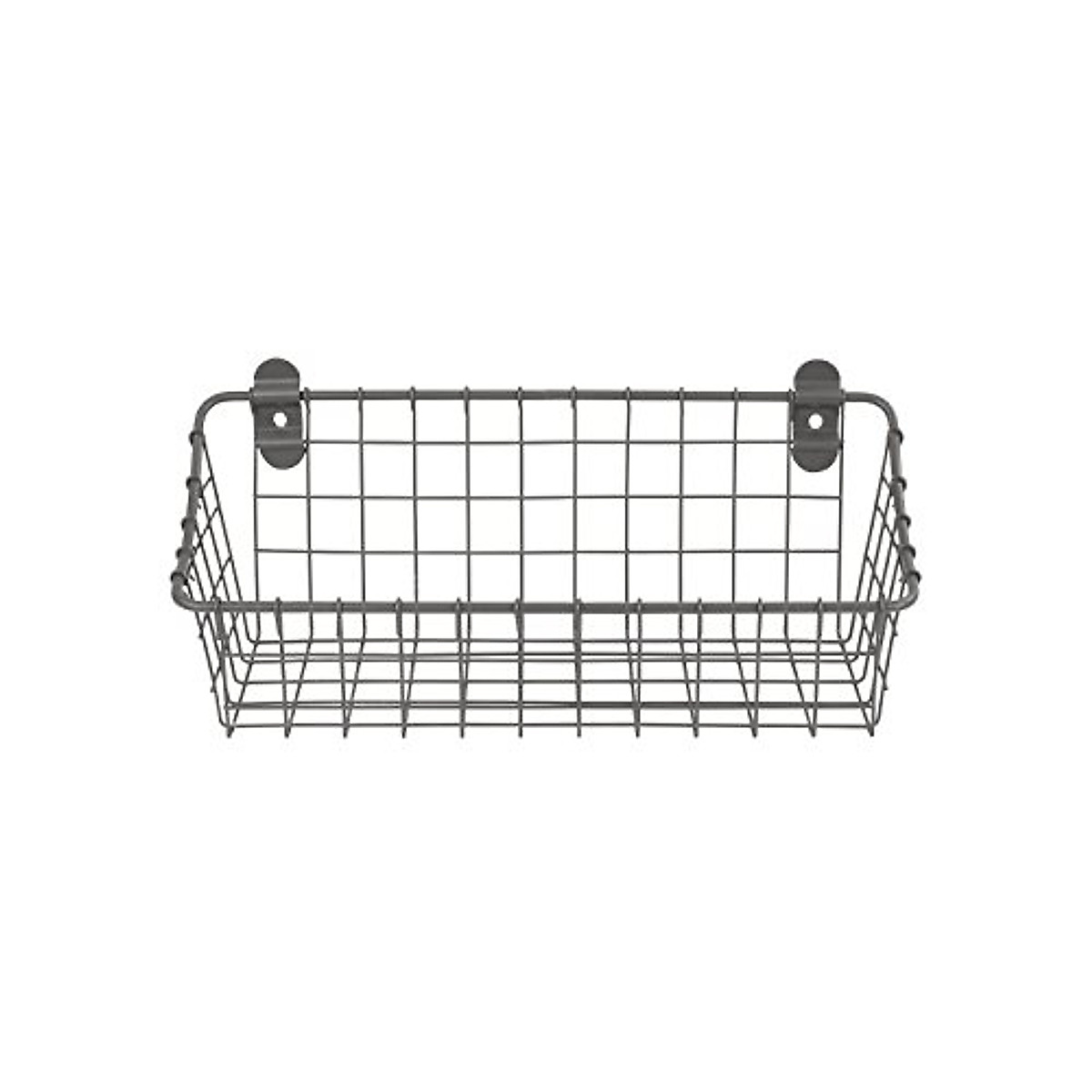 Spectrum Diversified Vintage Cabinet & Wall Mount Basket, Small, Industrial Gray