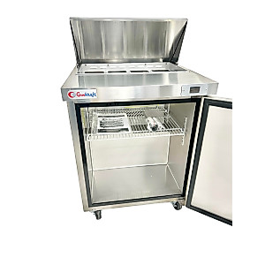 GenKraft Commercial Refrigerated - Sandwich/Salad Prep Table 29" GTSSP-29, 8 pan Capacity Used in Restaurants, Food Trucks, Fast Food Shops etc.
