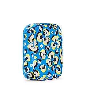 Kipling 100 PENS Large pencase, Pouches, Cases, Leopard Floral, One Size, 100 PENS
