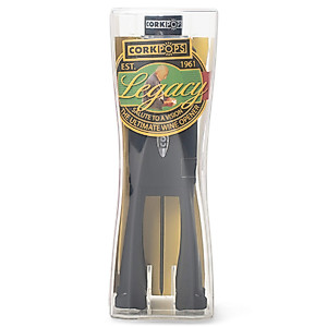 Cork Pops Matte Black Legacy Wine Bottle Opener With 4-Blade Foil Cutter