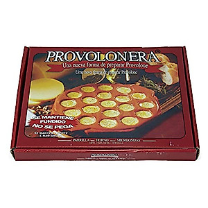 EZ-Melter Ceramic Microwave, Oven and Grill Safe Cheese Provoletera & Serving Platter