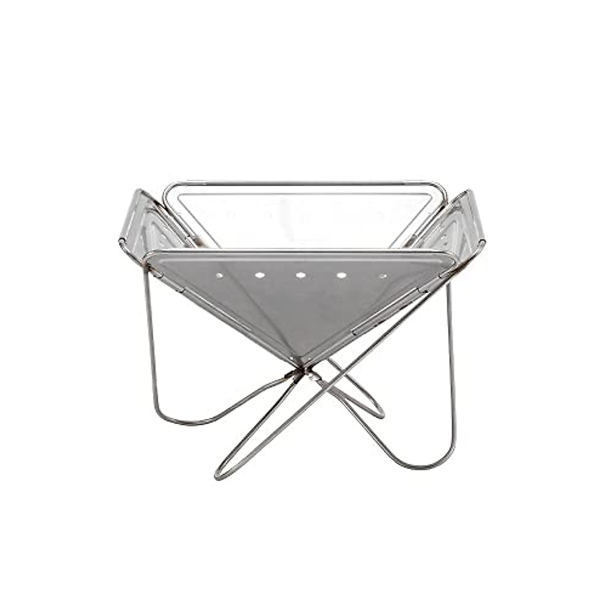 Snow Peak Pack & Carry (M) Fireplace - Made of Durable Stainless Steel - 13.75 x 13.75 x 9.75 in