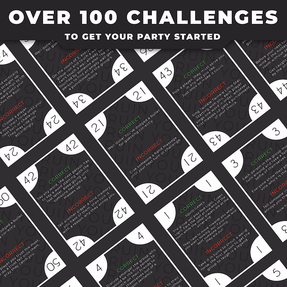 This Game Will Ruin You Vol 1 - Card Games for Adults & Bachelorette Parties - Party Games for College Students & Fun Adult Game Night Ideas - Board Games for Groups & Couples or 21st Birthday Gift