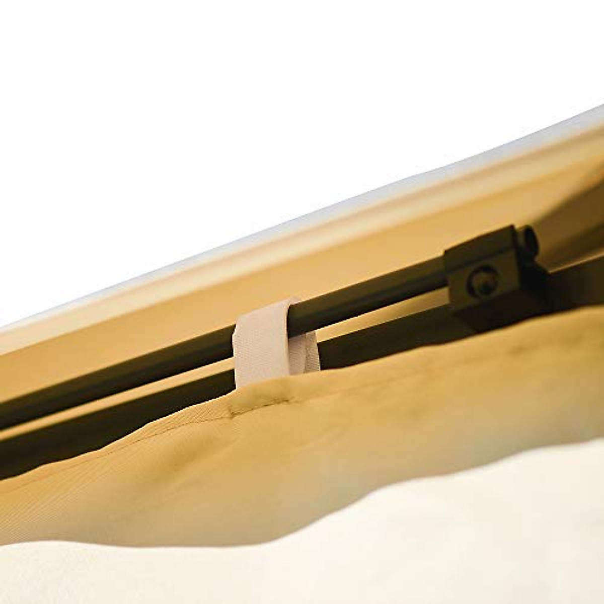 12'x14' Hardtop Metal Gazebo, Outdoor Galvanized Steel Double Roof Canopy, Aluminum Frame Permanent Pavilion with Netting and Curtains for Patio, Backyard, Deck and Lawns