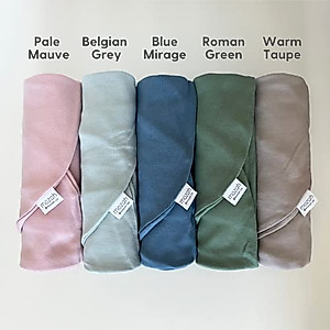 MOZAH Baby Lounger Pillow Cover – Machine Washable and Breathable Cotton Fitting Most Infant Loungers and Baby Nest Loungers (Roman Green)