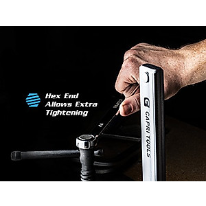 Capri Tools 8-Inch Heavy Duty All Steel Bar Clamp, 4-3/4-Inch Throat Depth, 2,204 lb Clamping Force