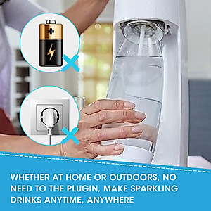 60L Co2 Carbonator Compatible with Sodastream Appliances [NOT FOR ART & TERRA],14.5oz, Set of 3